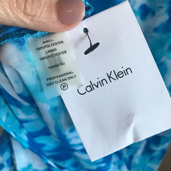 Calvin Klein | Dresses | Nwt Calvin Klein Layered Ruffled Shift Dress ...